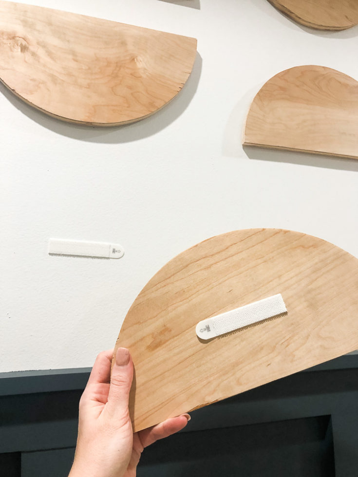 DIY Half Circle Wall Art - Making Pretty Spaces Blog