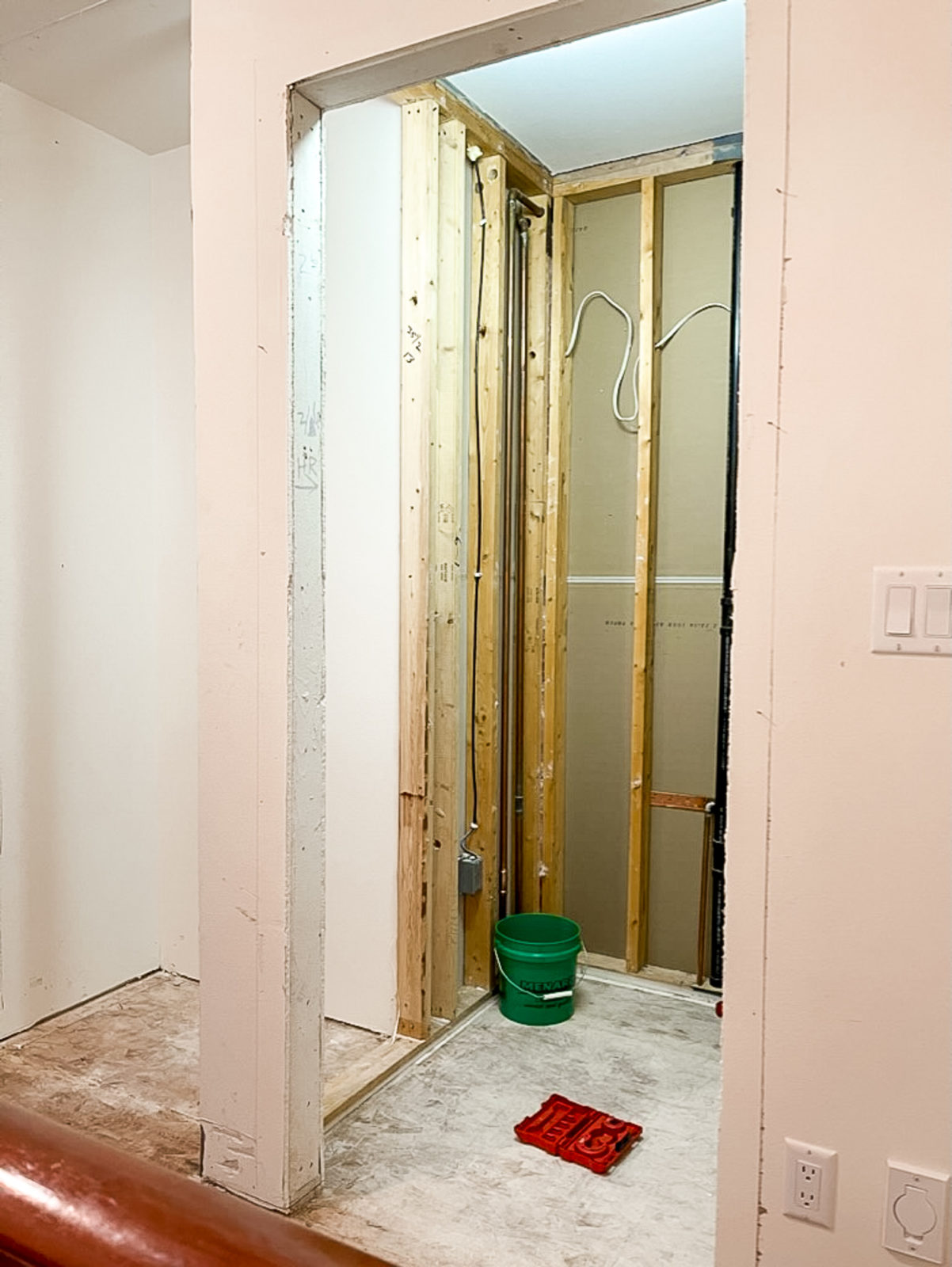 Our Plan To Convert A Basic Linen Closet Into An Upstairs Laundry Room ...