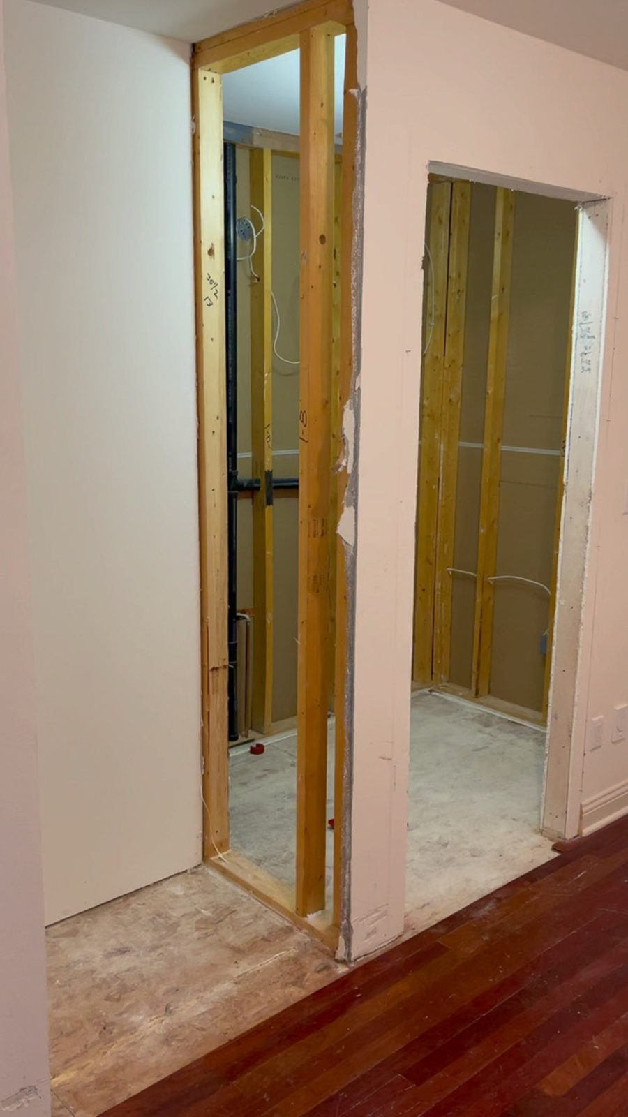 Our Plan To Convert A Basic Linen Closet Into An Upstairs Laundry Room ...