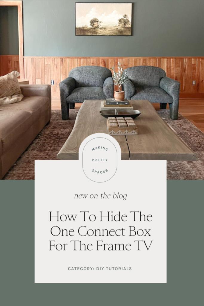 How To Hide The One Connect Box For Your Frame TV - Making Pretty ...