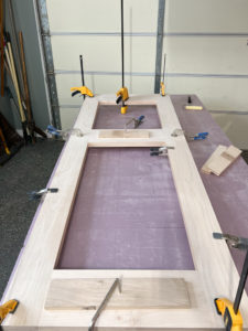 How To Build A Custom Interior Pocket Door - Making Pretty Spaces Blog